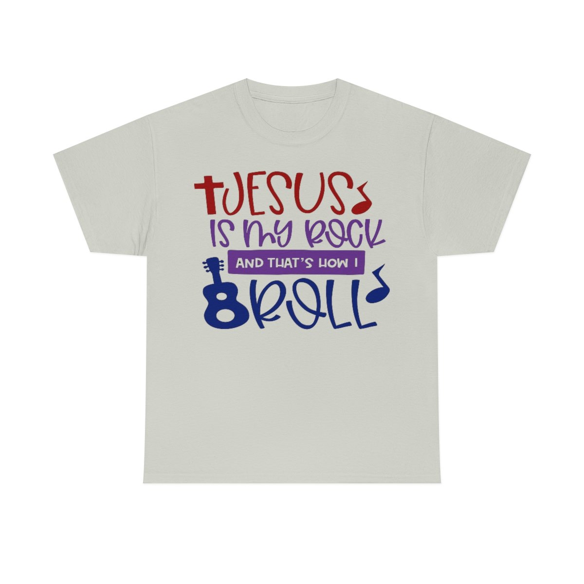 Rock And Roll Christian T-Shirts | Jesus Is My Rock And Savior
